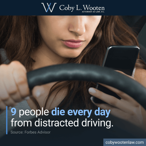 Distracted Driving Accident Lawyer Fort Worth : Coby L. Wooten